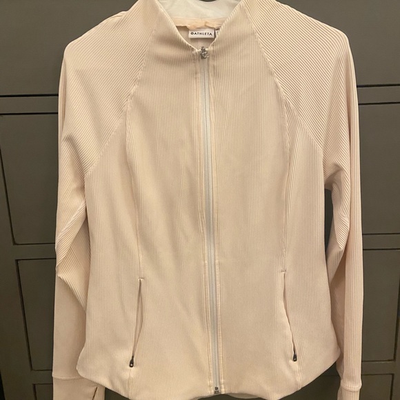 Athleta | Jackets & Coats | Pale Pink Athleta Jacket Size Large | Poshmark